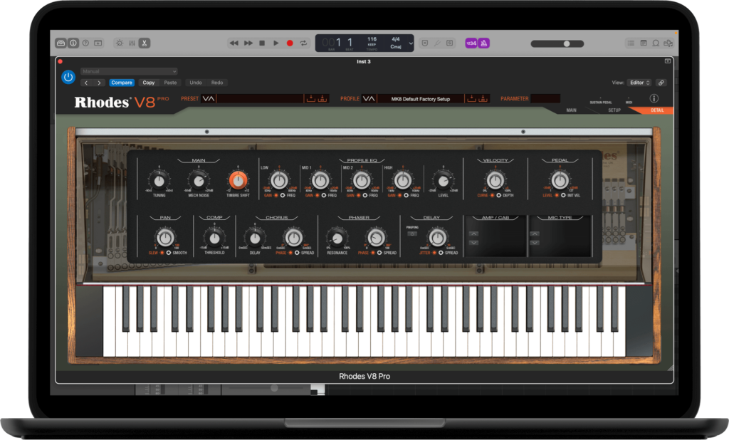 Rhodes V8 Plugin | Official Mk8 Virtual Instrument - Rhodes Music