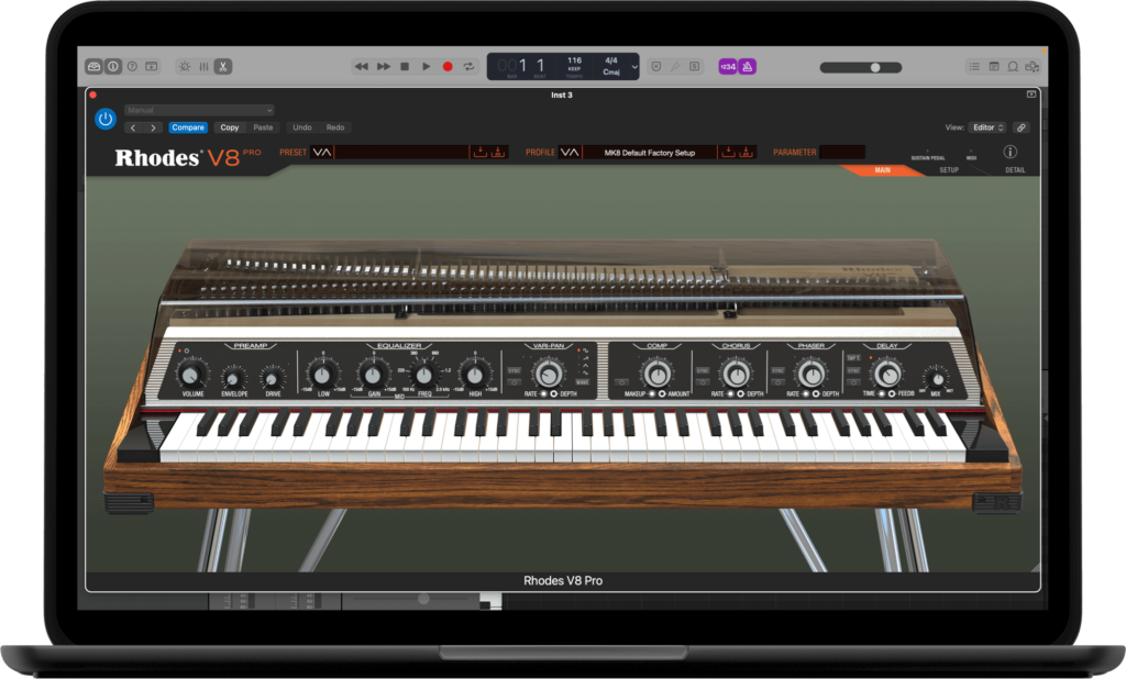 Rhodes V8 Plugin | Official Mk8 Virtual Instrument - Rhodes Music